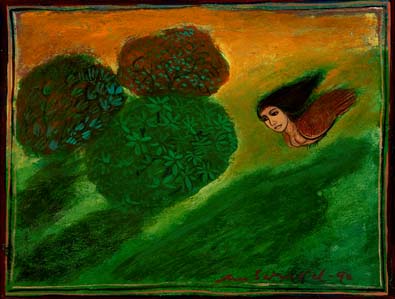 Painting of Gogi Saroj Pal